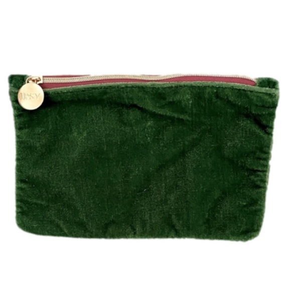 ipsy | Bags | Ipsy Green Velvet Bag New Gold Zipper Limited Edition ...